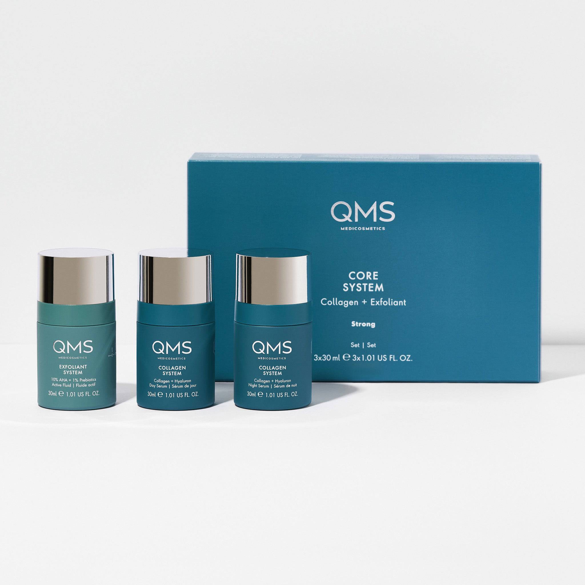 Core System Strong Collagen & Exfoliant Set by QMS Medicosmetics ...